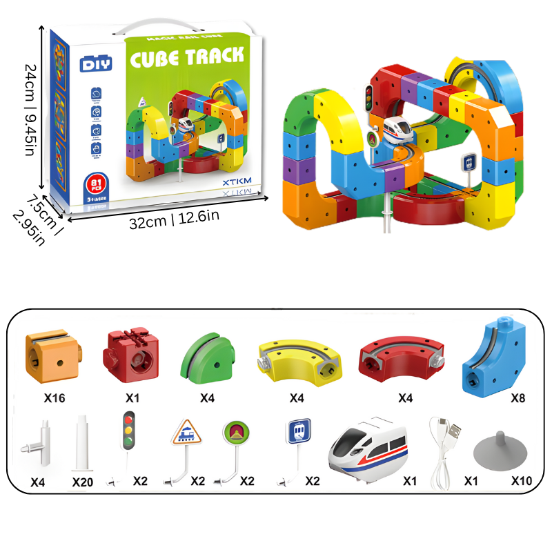 3D Train Routes With Mix-And-Match STEM Cubes – Gleexer